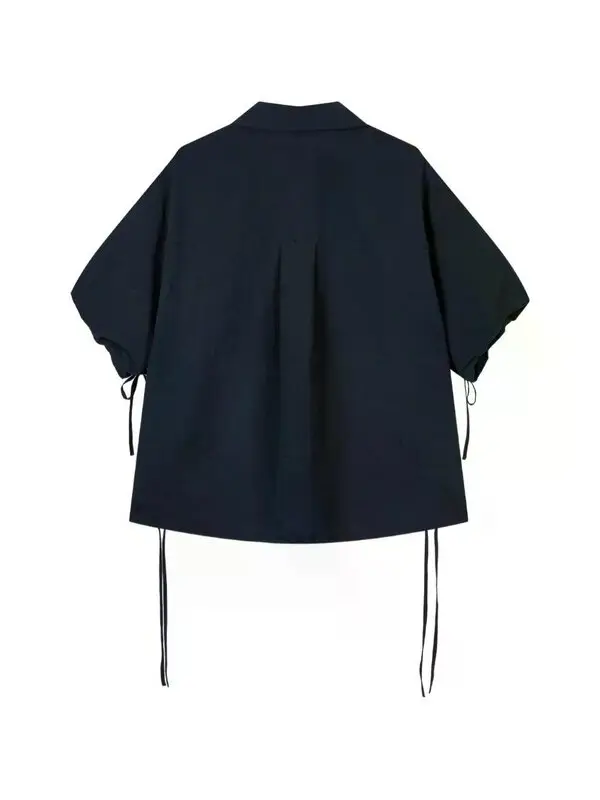 STUDIO TOMBOY Dark Navy Balloon Sleeve Shirt