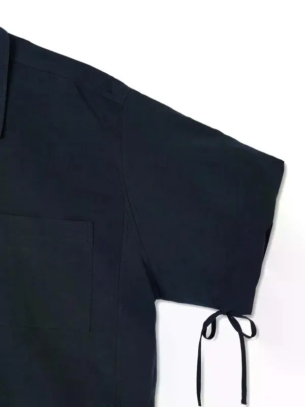 STUDIO TOMBOY Dark Navy Balloon Sleeve Shirt