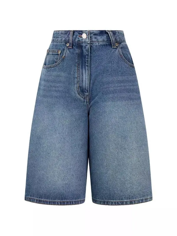 STUDIO TOMBOY High-waisted Denim Shorts - Blue