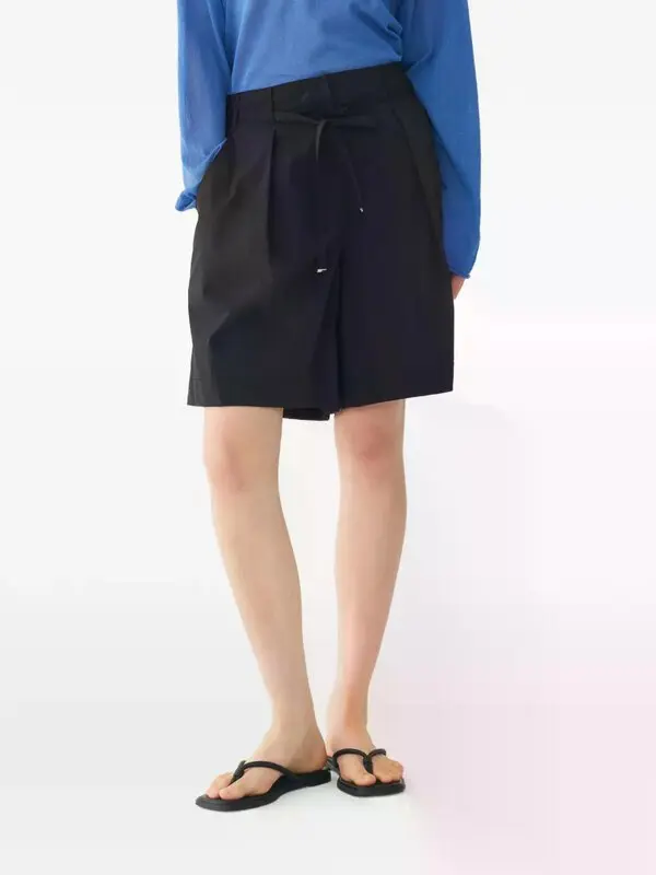 STUDIO TOMBOY Tailored Belted Knee-length Shorts