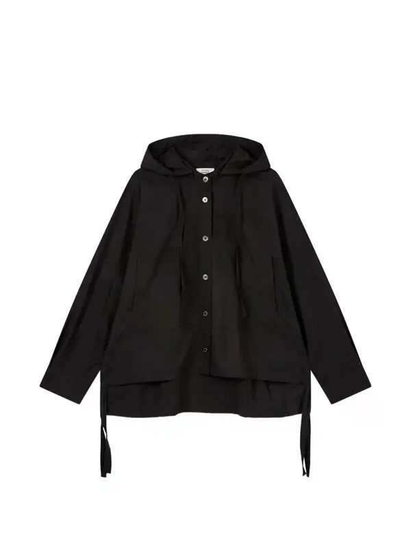 STUDIO TOMBOY Detachable Hood Button-up Shirt