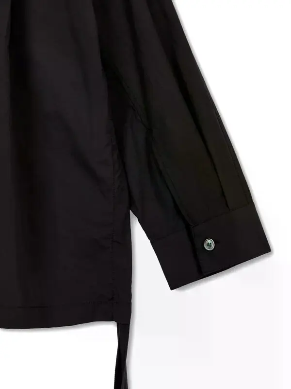 STUDIO TOMBOY Detachable Hood Button-up Shirt