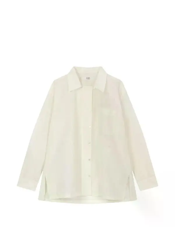 STUDIO TOMBOY Oversized Chest Pocket Shirt - Neutrals