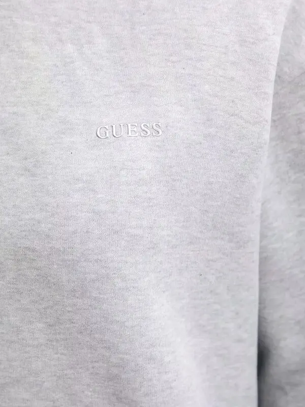 Guess Logo Embroidered Hoodie