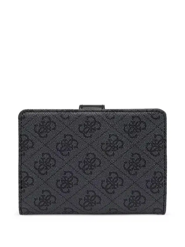 Guess Monogram-print Luggage Tag And Passport Holder Set