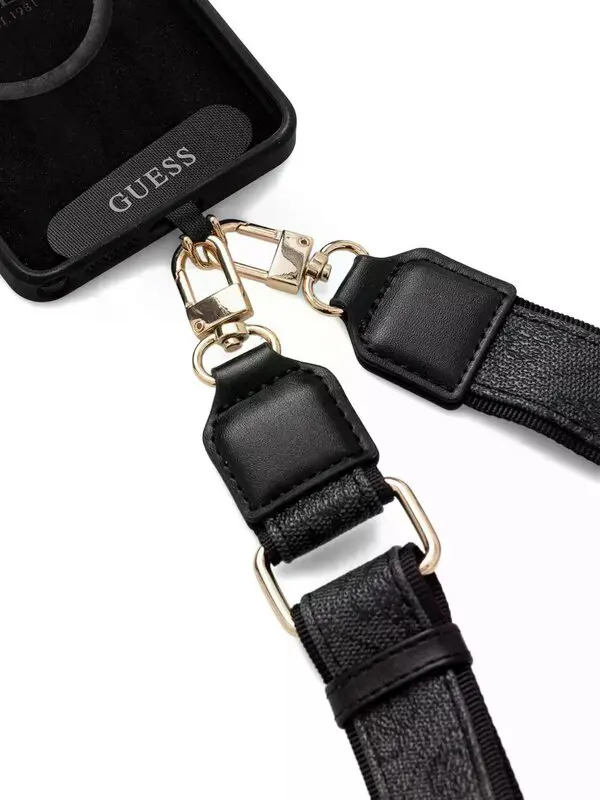 Guess Monogram-print Strap Phone Case