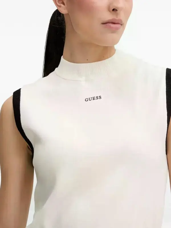 Guess Contrast Trim Tank Top