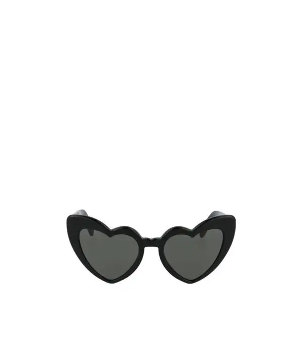 Saint Laurent Heart Shaped Sunglasses - Black