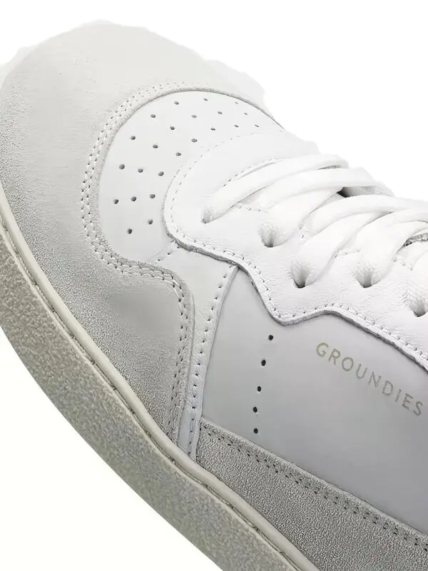 GROUNDIES Perforated Panelled Sneakers