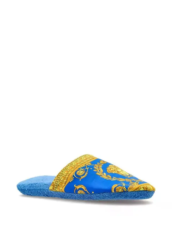 Versace Medusa Barocco Slippers - Blue