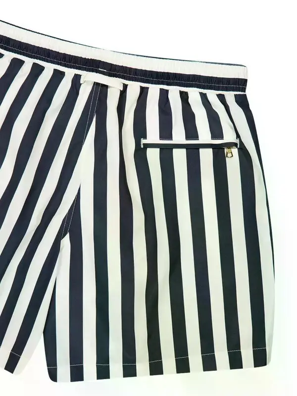 Orlebar Brown Boxer Swim Shorts With Vertical Stripes
