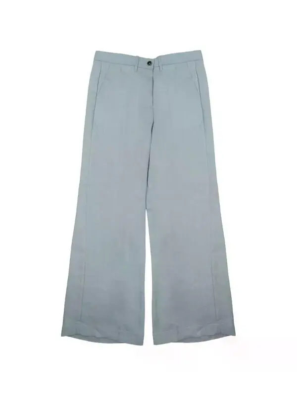 NINE:INTHE:MORNING Light Wide-leg Trousers - Blue