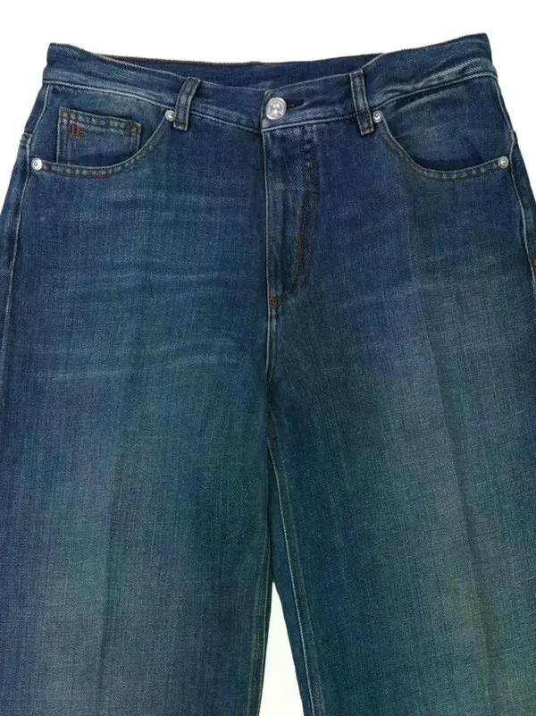 NINE:INTHE:MORNING Faded Wide-leg Jeans