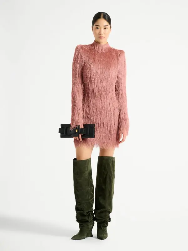 Balmain Sequin Fringe Bodycon Dress
