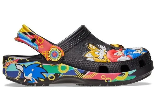 CROCS Classic Clog Sonic The Hedgehog Graphic
