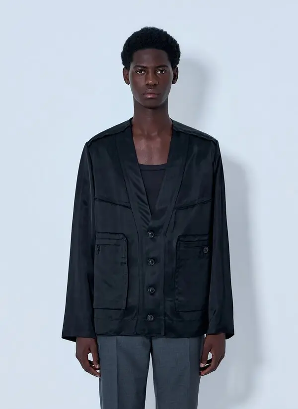 MAISON MARGIELA Buttoned Jacket With Patch Pockets