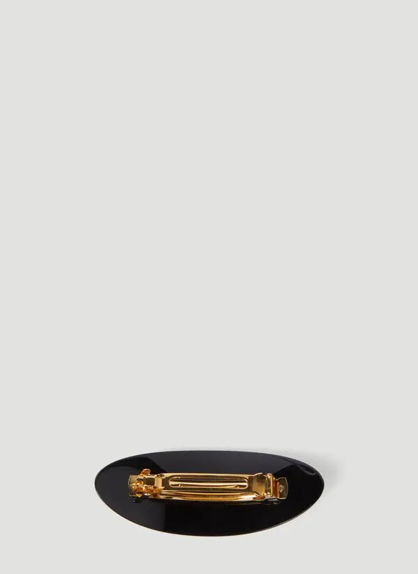 Balenciaga Logo Applique Resin Hair Clip