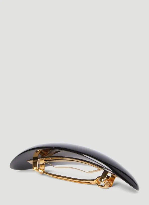 Balenciaga Logo Applique Resin Hair Clip