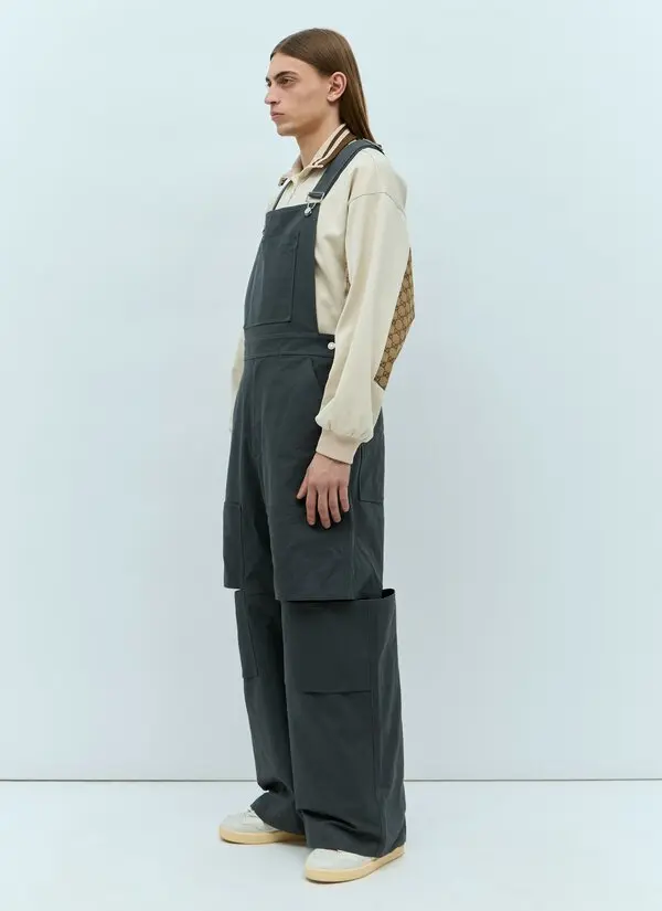 Gucci Logo Patch Dungarees