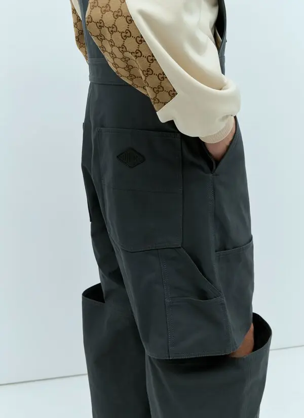 Gucci Logo Patch Dungarees