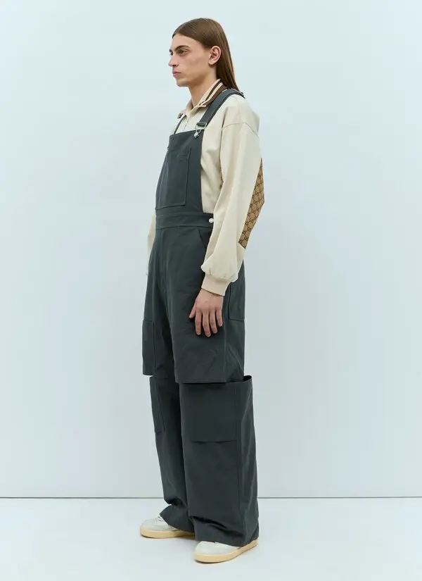 Gucci Logo Patch Dungarees