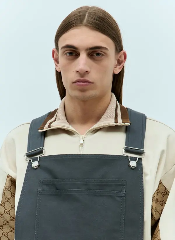 Gucci Logo Patch Dungarees