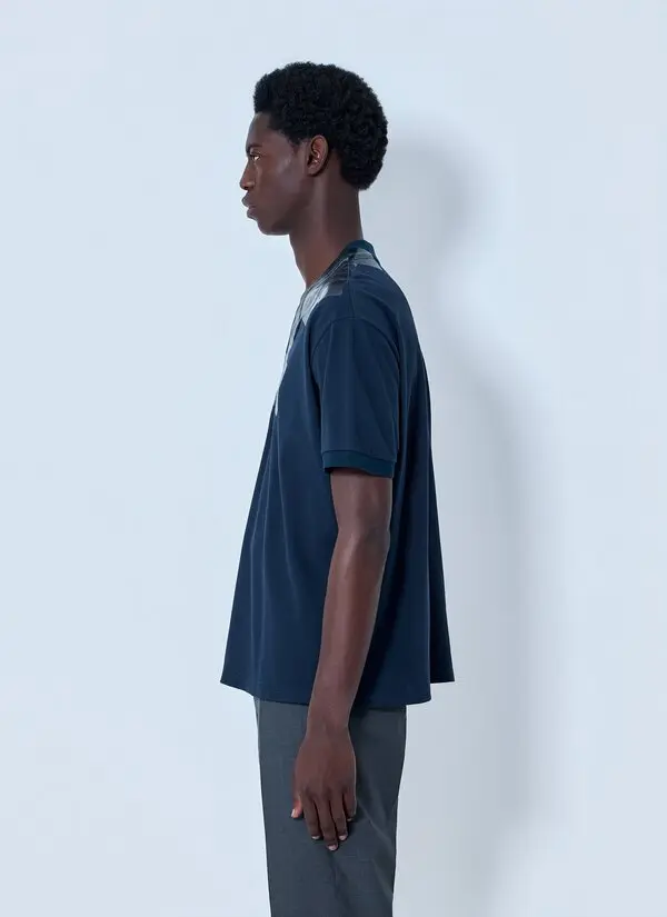 MAISON MARGIELA V-neck Panel T-shirt