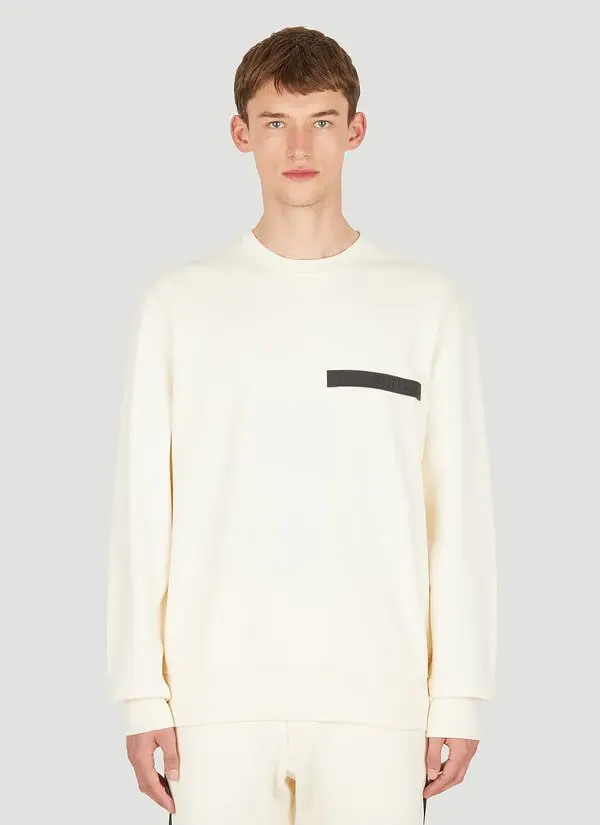 Alexander McQueen Logo Patch Crewneck Sweatshirt