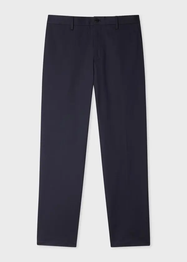 Paul Smith Navy Stretch-cotton Twill Chinos