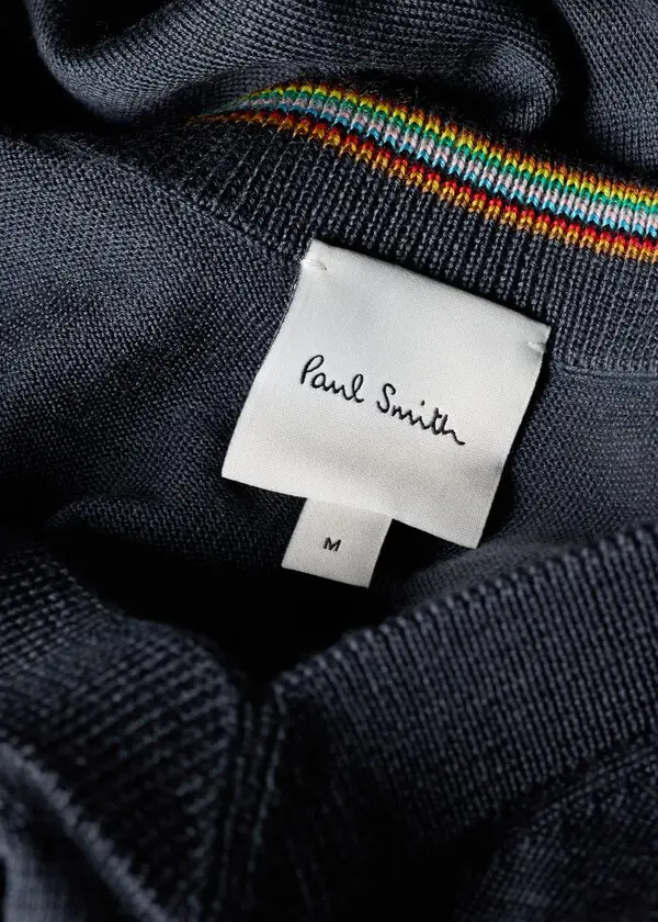 Paul Smith Washable Wool V-neck Pullover - Blue