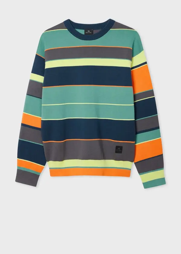 Paul Smith Milano Cotton Stripe Sweater - Multicolour