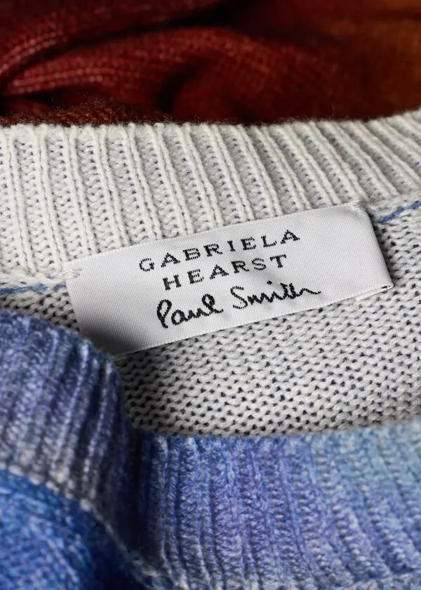 PAUL SMITH + GABRIELA HEARST Sael" Mountain Print Cashmere Sweater