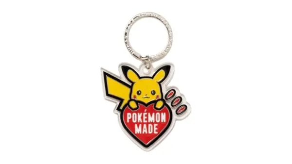 HUMAN MADE X Pokemon Made Pikachu Keyring - Red