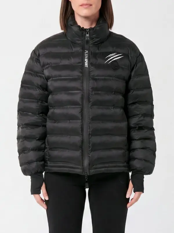 PLEIN SPORT Short Puffer Jacket - Black