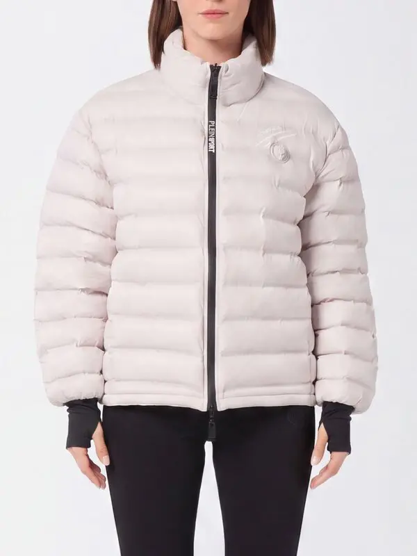 PLEIN SPORT Short Puffer Jacket - White