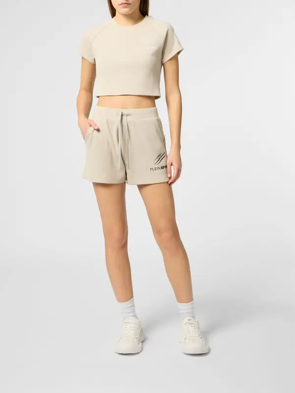 PLEIN SPORT Jogging Shorts - White