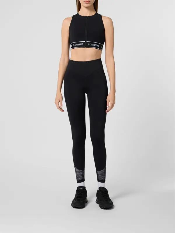 PLEIN SPORT Leggings With Mesh Detail