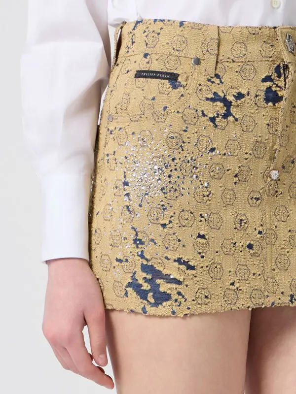 Philipp Plein Embellished Pencil Skirt