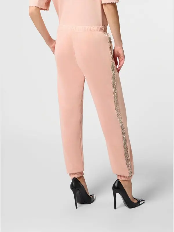 Philipp Plein Embellished Jogger Pants - Fuchsia