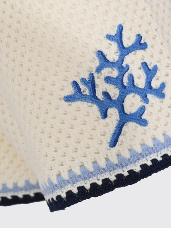 MC2 SAINT BARTH Knit Shorts - White