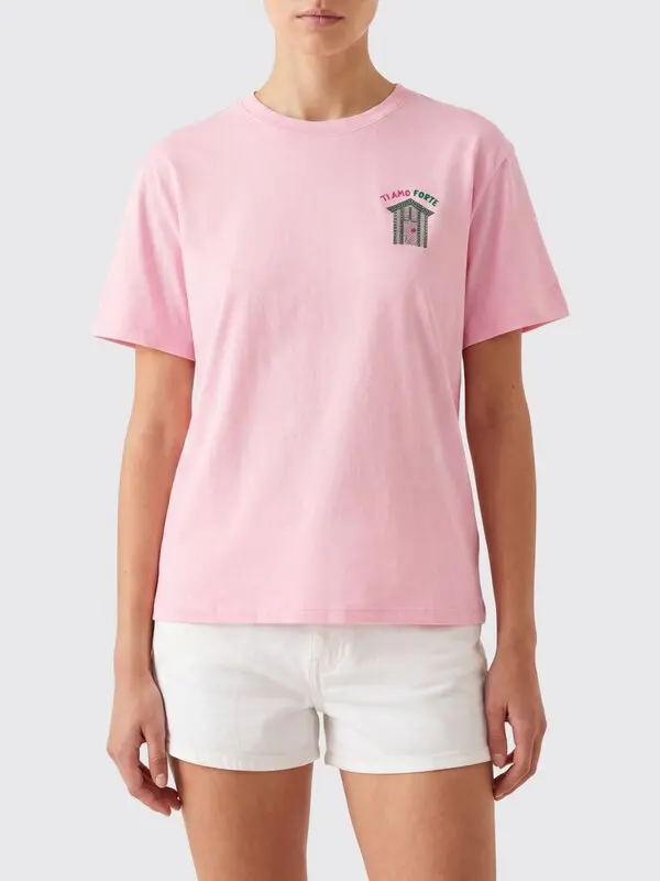 MC2 SAINT BARTH T-shirt With Graphic Print - Cyclamen