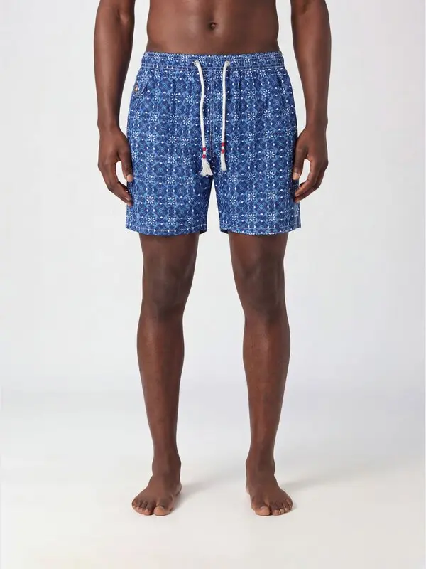 MC2 SAINT BARTH Printed Swimsuit - Blue