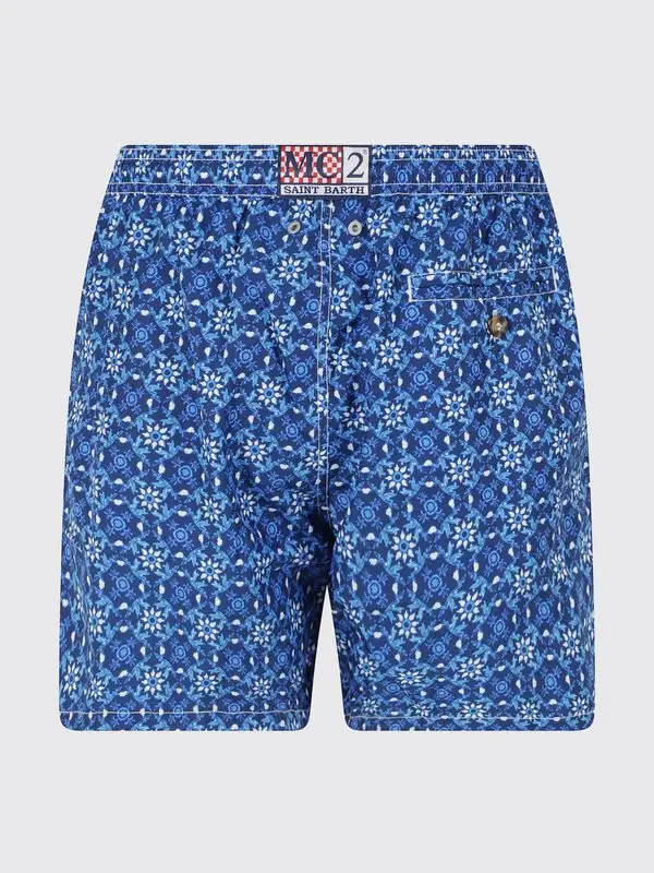 MC2 SAINT BARTH Printed Swimsuit - Blue