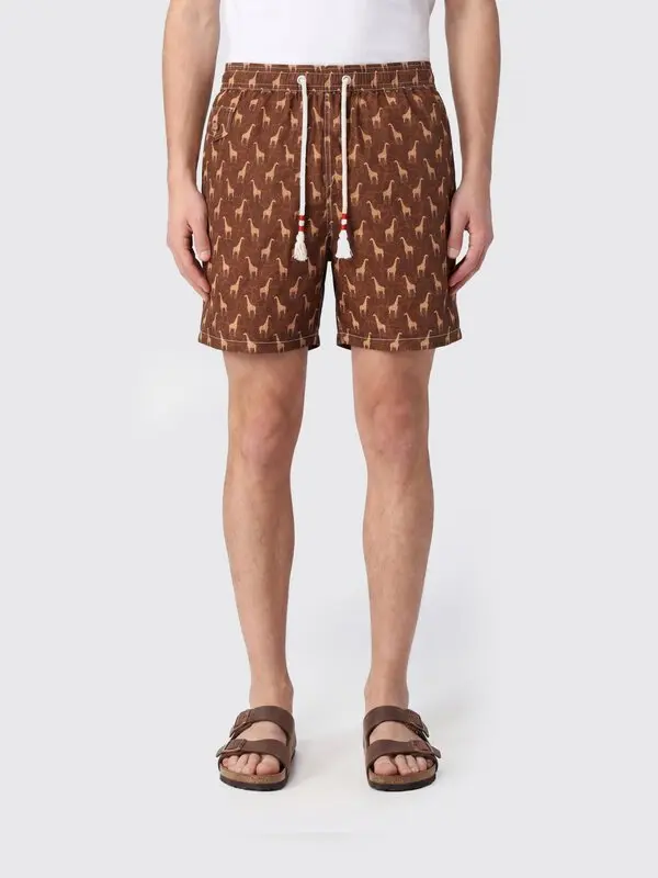 MC2 SAINT BARTH Printed Swimsuit - Brown