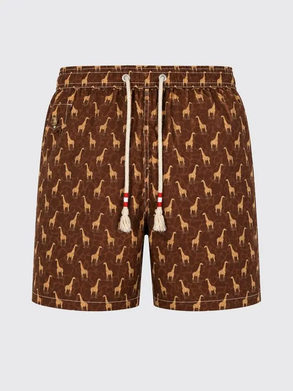 MC2 SAINT BARTH Printed Swimsuit - Brown