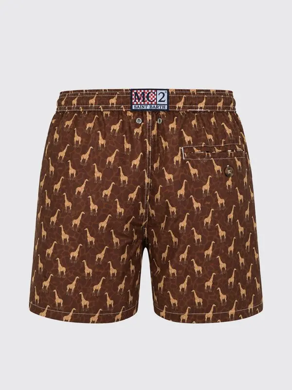MC2 SAINT BARTH Printed Swimsuit - Brown