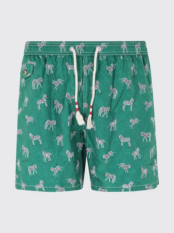 MC2 SAINT BARTH Printed Swimsuit - Emerald