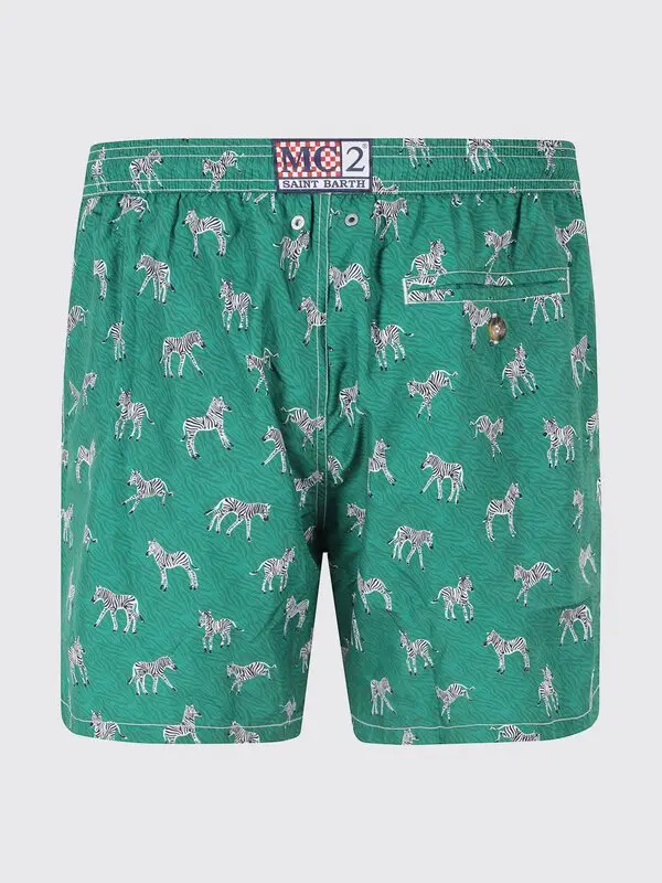 MC2 SAINT BARTH Printed Swimsuit - Emerald