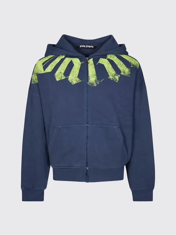 Palm Angels La" Graphic Zip Hoodie