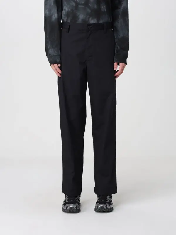 Carhartt Work In Progress Wide Leg Cotton Blend Trousers - Black